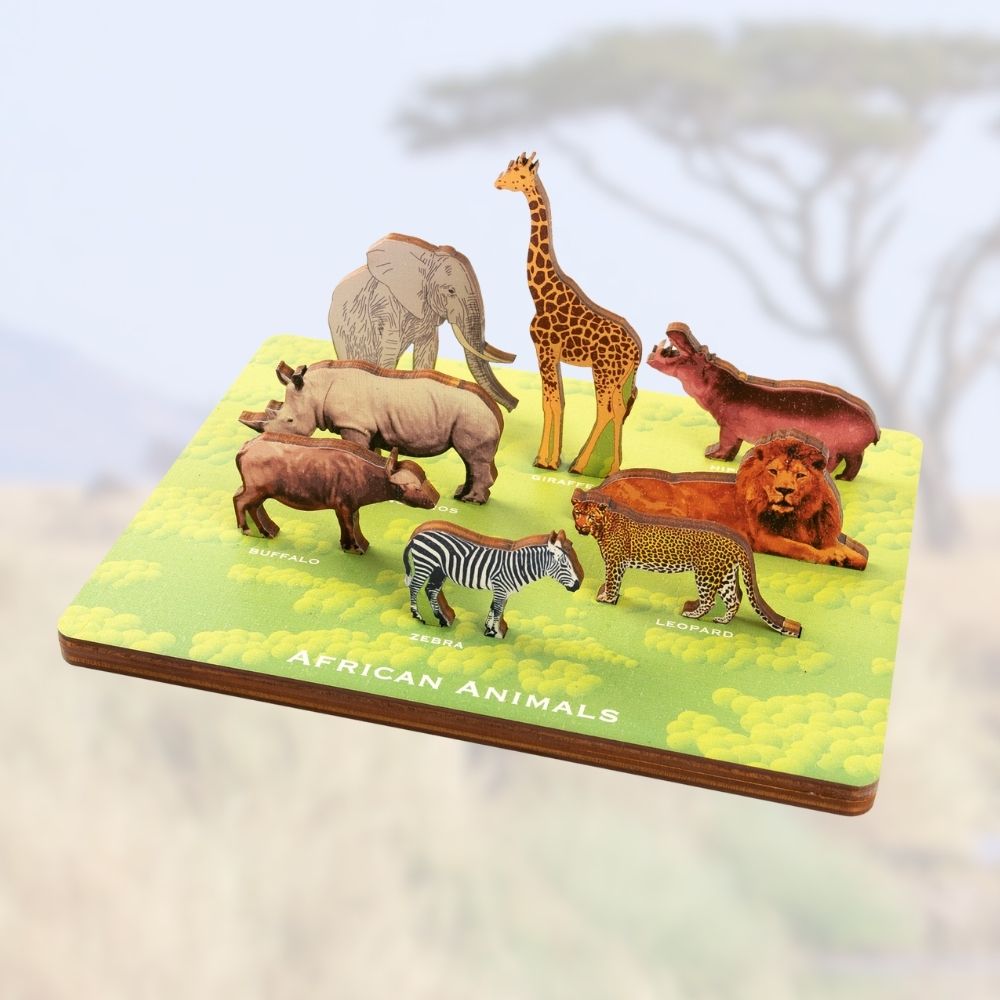 3D Puzzle - African Animals – Animal Magic Puzzles