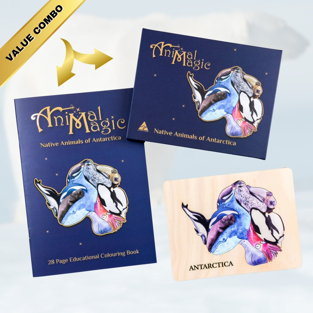 Native Animals of Antarctica ~ Puzzle + Activity Book – Animal Magic ...