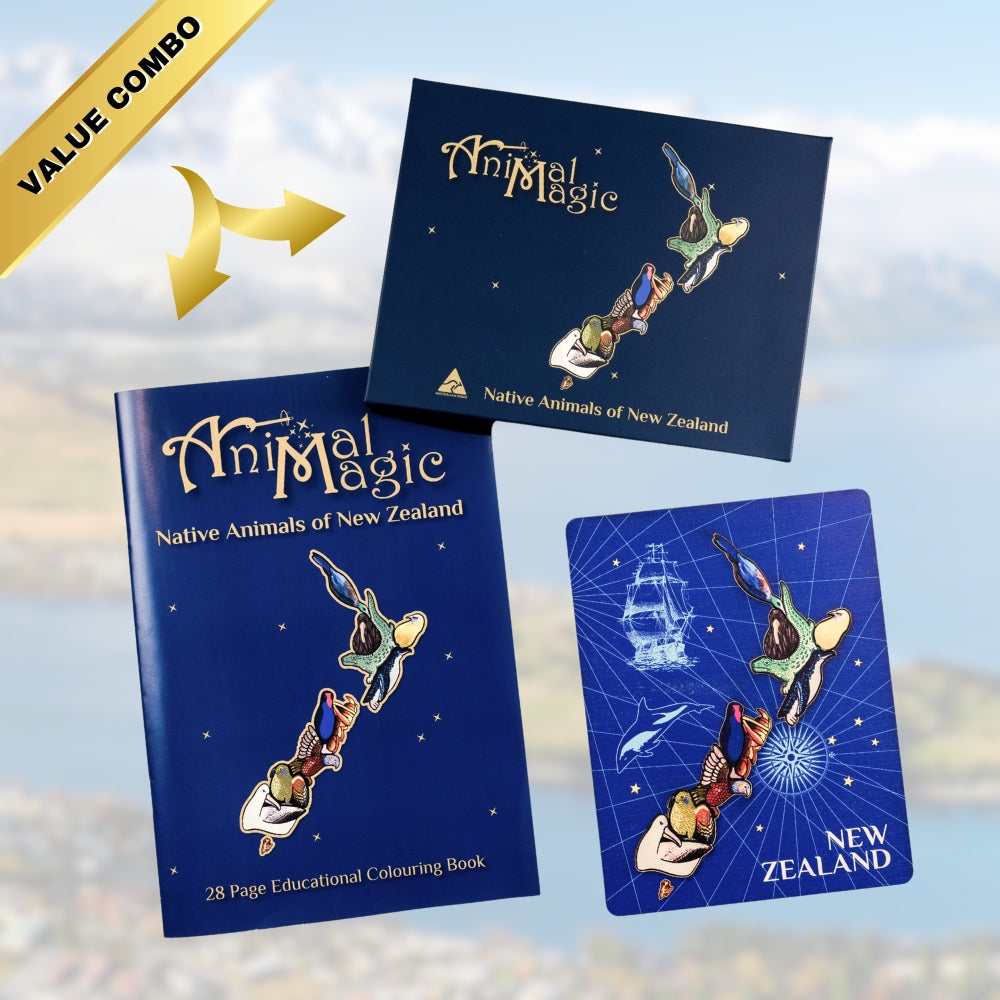 Native Animals of New Zealand ~ Puzzle + Activity Book – Animal Magic ...