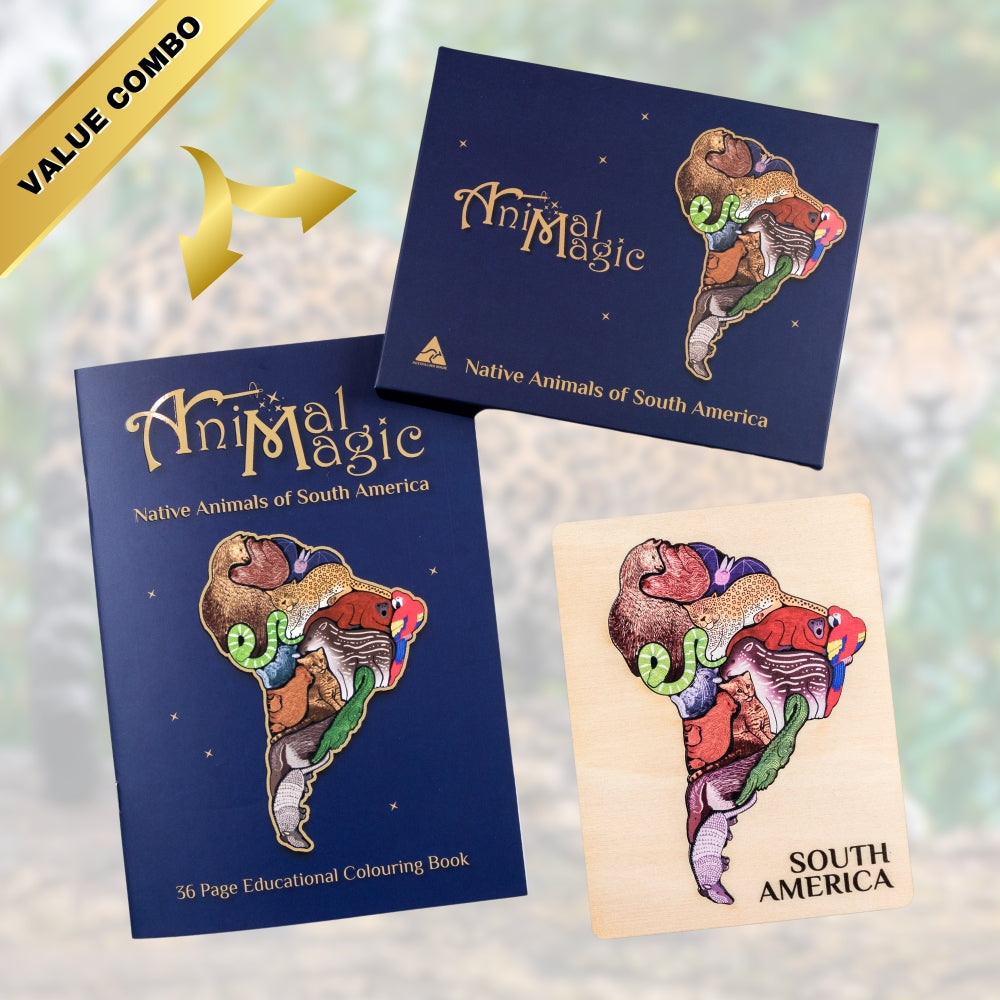 Native Animals of South America ~ Puzzle + Activity Book – Animal Magic ...