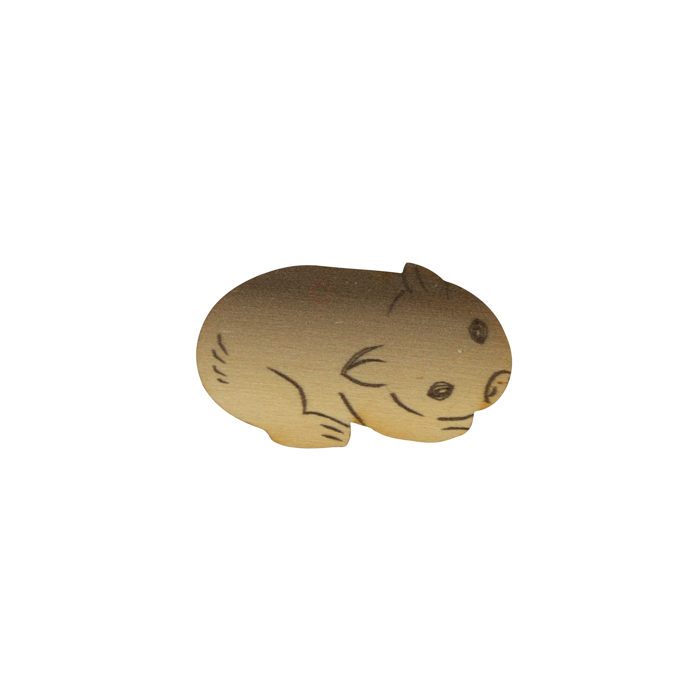 Jewellery ~ Wombat Brooch – Animal Magic Puzzles
